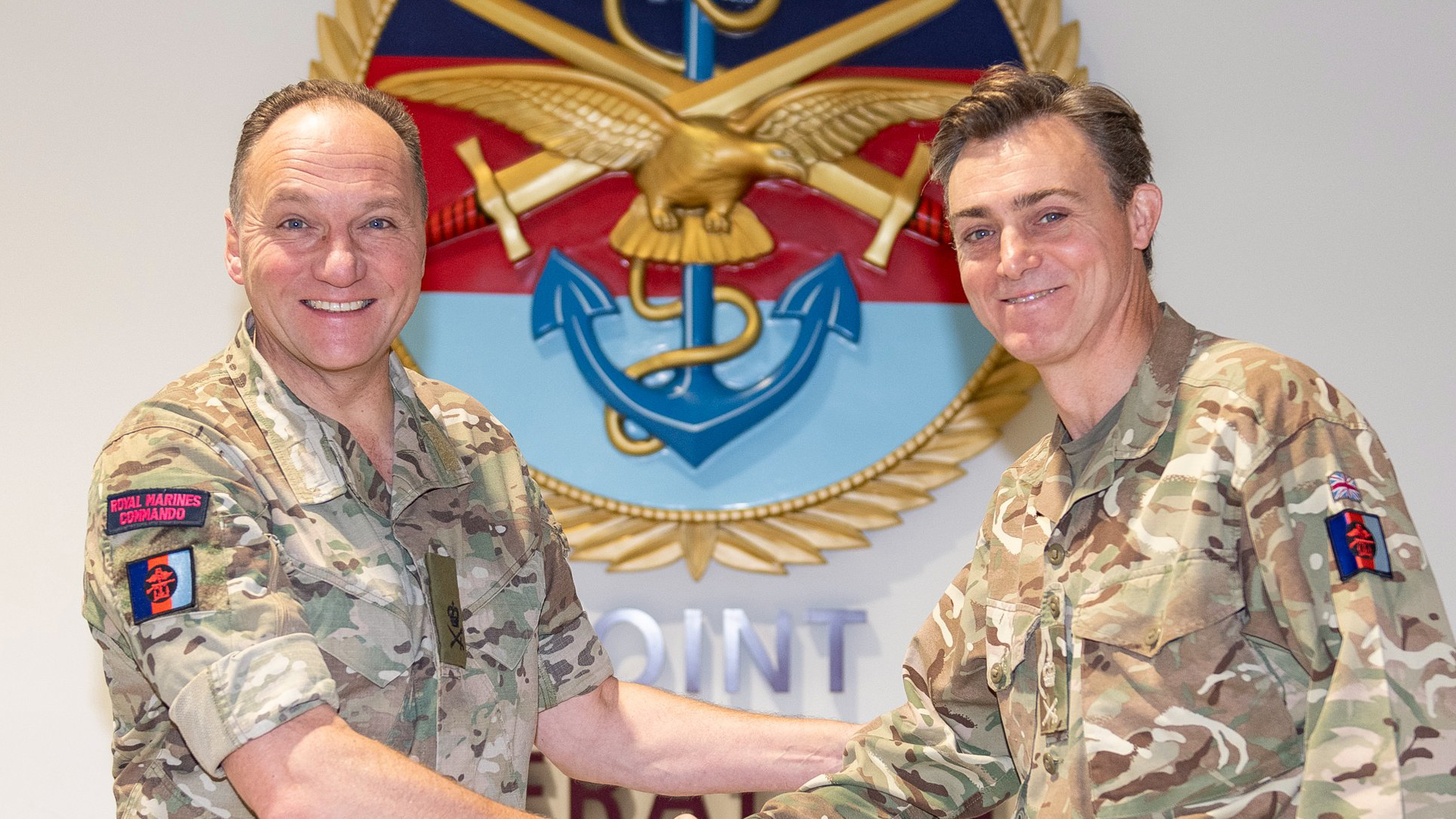 Change of command at PJHQ as the new Chief of Joint Operations is welcomed